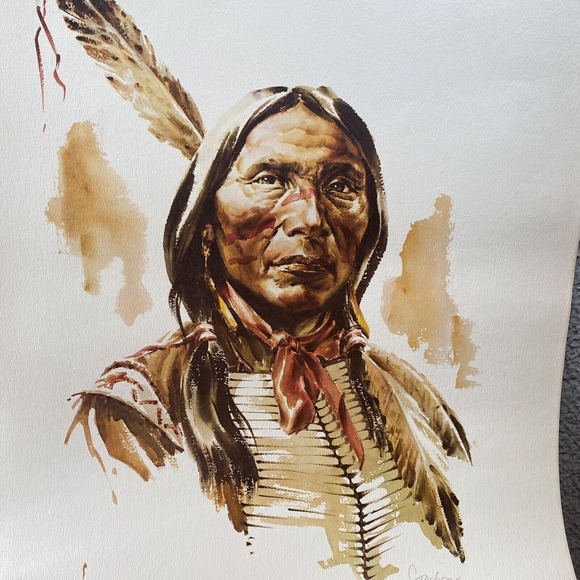 Art | Lyle Tayson Signed And Numbered Native American Art Print | Poshmark